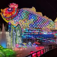 China Waterproof Outdoor Park Lantern Art Holiday Decoration With Infrared Sensor Control for sale
