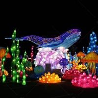 China Weather Resistant Outdoor Art Lantern Customized Color For Light Show / Exhibition for sale