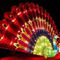 China Weather Resistant Outdoor Art Lantern Customized Color For Light Show / Exhibition for sale