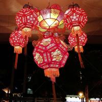 China Chinese Characters Decoration Lantern Arts Steel Frame Chinese New Year Lantern for sale