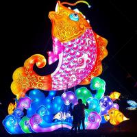 China Chinese Characters Decoration Lantern Arts Steel Frame Chinese New Year Lantern for sale
