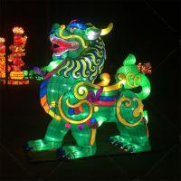 China China Silk Lantern Arts Customized Size New Year Decoration Flower Design for sale