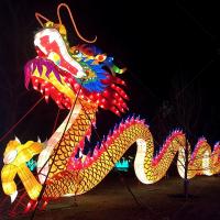 China Themed Chinese Traditional Lantern Customized Light Show Handcrafted Lantern for sale