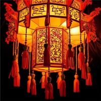 China Floral Patterns Decoration Lantern Arts Chinese Flower Art Lanterns For Exhibitions for sale