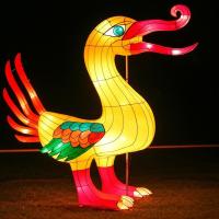China Custom Steel Frame Lantern Arts for Outdoor Light Shows for sale
