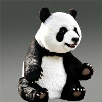 China Waterproof Custom Animatronic Panda Model for Theme Parks for sale