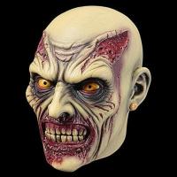 China Terror Scary Halloween Haunted Mansion Props Zombie Latex Ghostface Mask Adult Size for sale