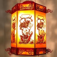 China Chinese Characters Decoration Lantern Arts Steel Frame Chinese New Year Lantern for sale