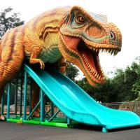 China Indoor Commercial Custom Animatronic Dinosaur Slide For Amusement Parks for sale