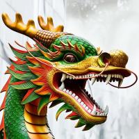 China Commercial Custom Animatronic Chinese Dragon Ride For Adventure Parks for sale