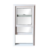 China Design Vertical Sliding Sash Up Down Sliding Window Customized PVC Double Hung Windows for sale