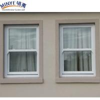 China Design Vertical Sliding Sash Up Down Sliding Window Customized PVC Double Hung Windows for sale