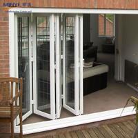 China Aluminum Bi Fold French Doors 6063-T5 for Garden Balcony CE Certified 5mm Tempered Glass for sale
