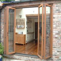 China Aluminum Bi Fold French Doors 6063-T5 for Garden Balcony CE Certified 5mm Tempered Glass for sale