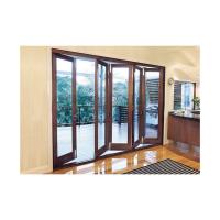 China Folding Sliding Door for Outdoor Balcony Finished Surface Open Style Folding for sale