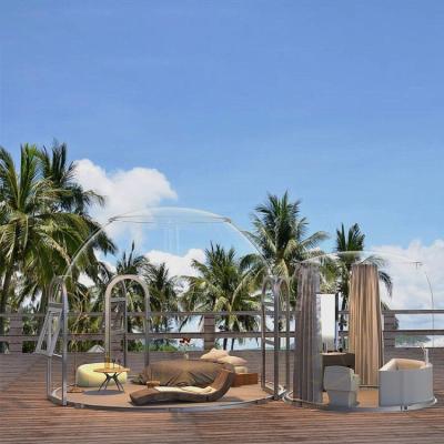China Panoramic View Dome Star House Outdoor Transparent Sunroom 2.5mm to 6mm Thickness for sale