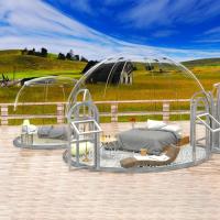 China Panoramic View Dome Star House Outdoor Transparent Sunroom 2.5mm to 6mm Thickness for sale