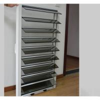 China Aluminum Shutters for Italian Glass Louver Windows Thermal Break 6063-T5 Custom Sizes for sale