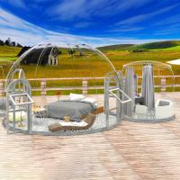 China Panoramic View Dome Star House Outdoor Transparent Sunroom 2.5mm to 6mm Thickness for sale