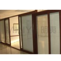China Aluminum Sliding Patio Doors 6063-T5 Thermal Break Double Glazed 5mm+12A+5mm for sale