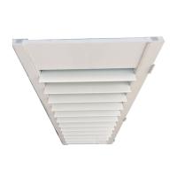 China Sunshade Blades External Plantation PVC Window Shutters with PVC Frame and Frame for sale