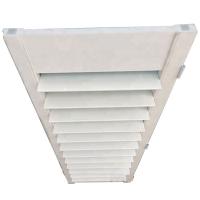 China Sunshade Blades External Plantation PVC Window Shutters with PVC Frame and Frame for sale