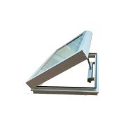 China Swing Open Electric Aluminum Roof Window Skylight 6063-T5 Thermal Break Double Glazed 5mm+12A+5mm for sale
