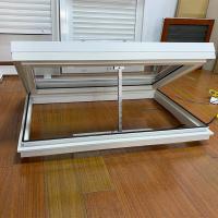 China Swing Open Electric Aluminum Roof Window Skylight 6063-T5 Thermal Break Double Glazed 5mm+12A+5mm for sale
