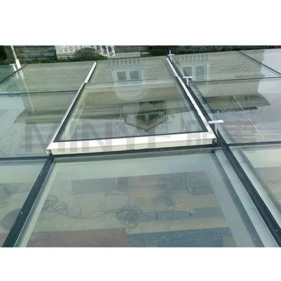 China Aluminium Alloy 6063-T5 Customized Skylight for Outward Opening Glass Roof Window 4500 Pa for sale