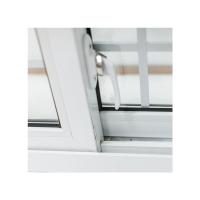 China PVC Sliding Glass Window 5mm Double Tempered Glazing Sound Insulation 30dB for Bathroom Door for sale