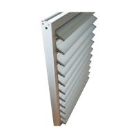 China Germany Aluminum Louver Window with Roller Shutter Door 1.0mm-1.4mm Profile Thickness Thermal Break for sale