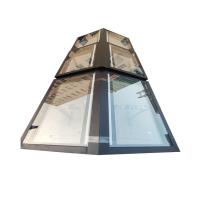 China Customized Tempered Glass Skylight Roof Window 5mm Double Glazed Thermal Break Aluminum for sale
