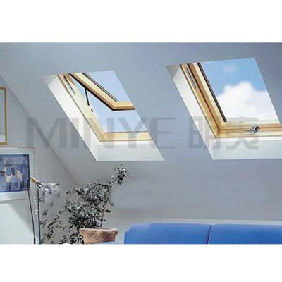 China Balcony Aluminum Roof Transparent Glass Skylight 5mm+12A+5mm Double Tempered Powder Coating for sale