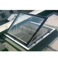 China Vertical Opening Aluminum Alloy Acrylic Solar LED Skylight Cover CE Certified 4500 Pa Wind Resistance for sale