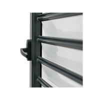 China 1.4mm Profile Thickness Custom Color Aluminum Glass Louver Windows for Residential Buildings for sale