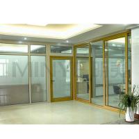 China Finished Surface Exterior Glass Folding Door Thermal Break Aluminum Profile 6063-T5 for sale