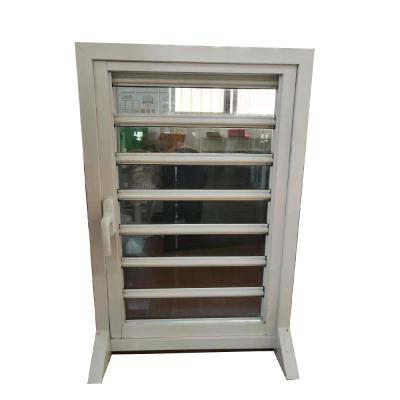 China Aluminum Glass Louver Windows with Sound Insulation Function and Customized Design for sale