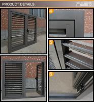 China Customized Sunshade Adjustable Fixed Plantation Shutter with Aluminum Alloy OEM/ODM for sale