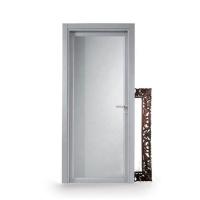 China Aluminum Bathroom Glass Door with 6mm Toughened Frosted Glass Custom Sizes OEM for sale