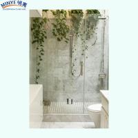 China Tempered Glass Frameless Sliding Shower Door with Steel Handle Custom Size 5mm 12A for sale