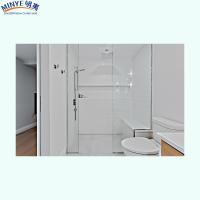 China Tempered Glass Frameless Sliding Shower Door with Steel Handle Custom Size 5mm 12A for sale