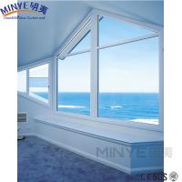 China Horizontal Opening Pattern Curved Glass Windows Design with Tempered Safety Glass for sale
