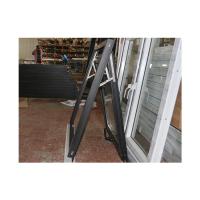 China Aluminum Alloy Frame 14 Vertical Slide Sash Window Double Glazing 5mm+12A+5mm Australian Standard Grilles for sale