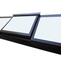 China Midcentury Design Aluminum Profile Top Roof Glass Skylight Window 6063-T5 Thermal Break for sale
