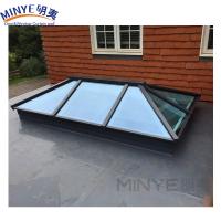 China Midcentury Design Aluminum Profile Top Roof Glass Skylight Window 6063-T5 Thermal Break for sale