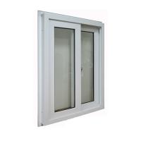 China PVC Plastic Steel Picture Window 1.2mm Vinyl Fixed Window with Steel Reinforcement for sale