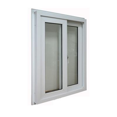 China PVC Plastic Steel Picture Window 1.2mm Vinyl Fixed Window with Steel Reinforcement for sale