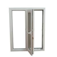 China PVC Plastic Steel Picture Window 1.2mm Vinyl Fixed Window with Steel Reinforcement for sale