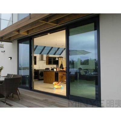 China Aluminum Glass Entry Swing Door 6063-T5 with Dow Corning Silicone Sealant for sale