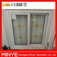 China UPVC Sliding Window with Fiberglass Screen Netting Customizable Plastic Steel Design 5mm Glass for sale